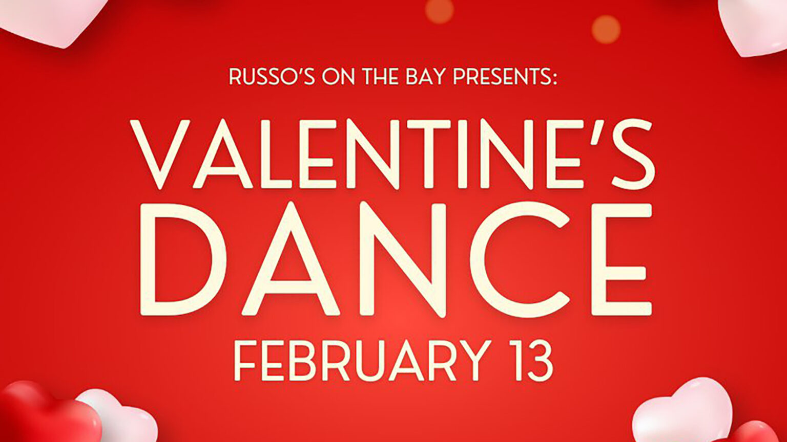 Valentine’s Day Dinner Dance 2026 in New York at Russo’s on the Bay ...